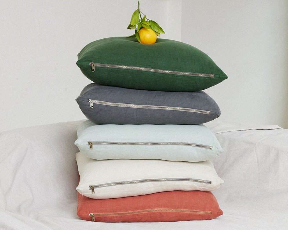 The Linen Small Throw Pillow 24"x24" – SUAY